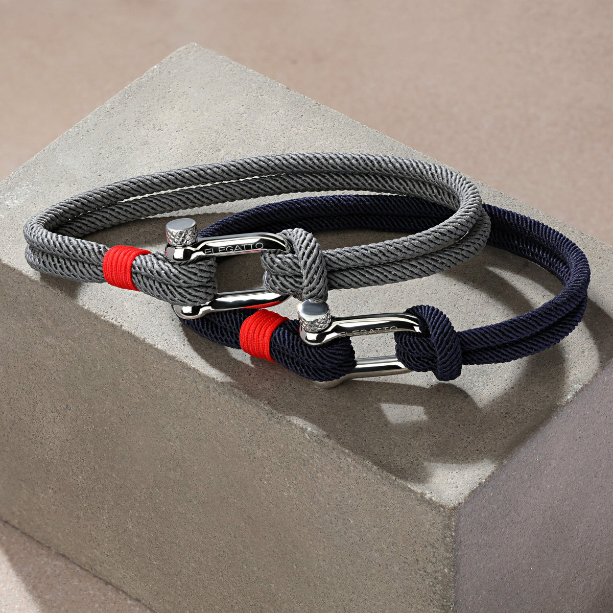 Alchor Navy Bracelet - Elegatto