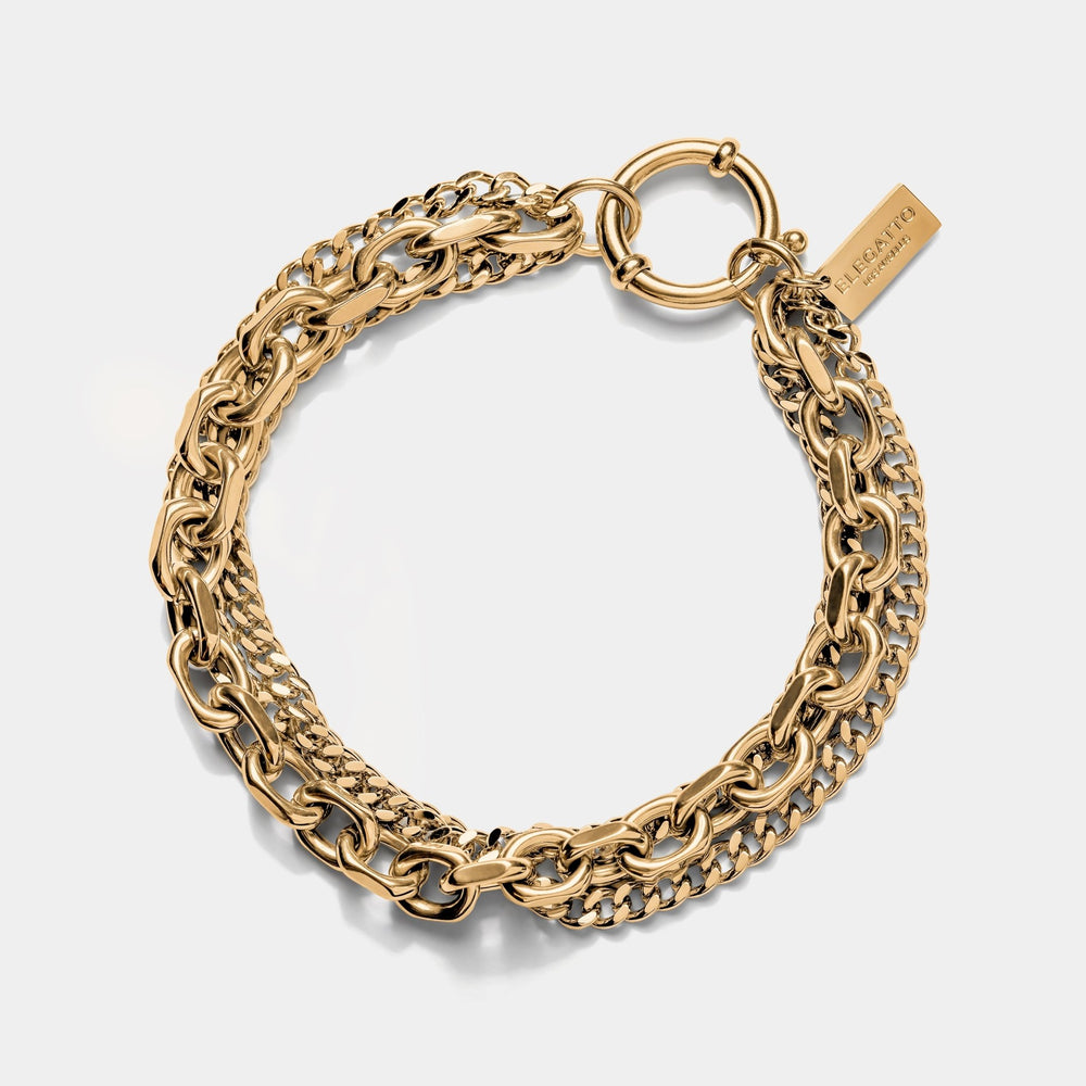 Atlas Gold Bracelet - Elegatto