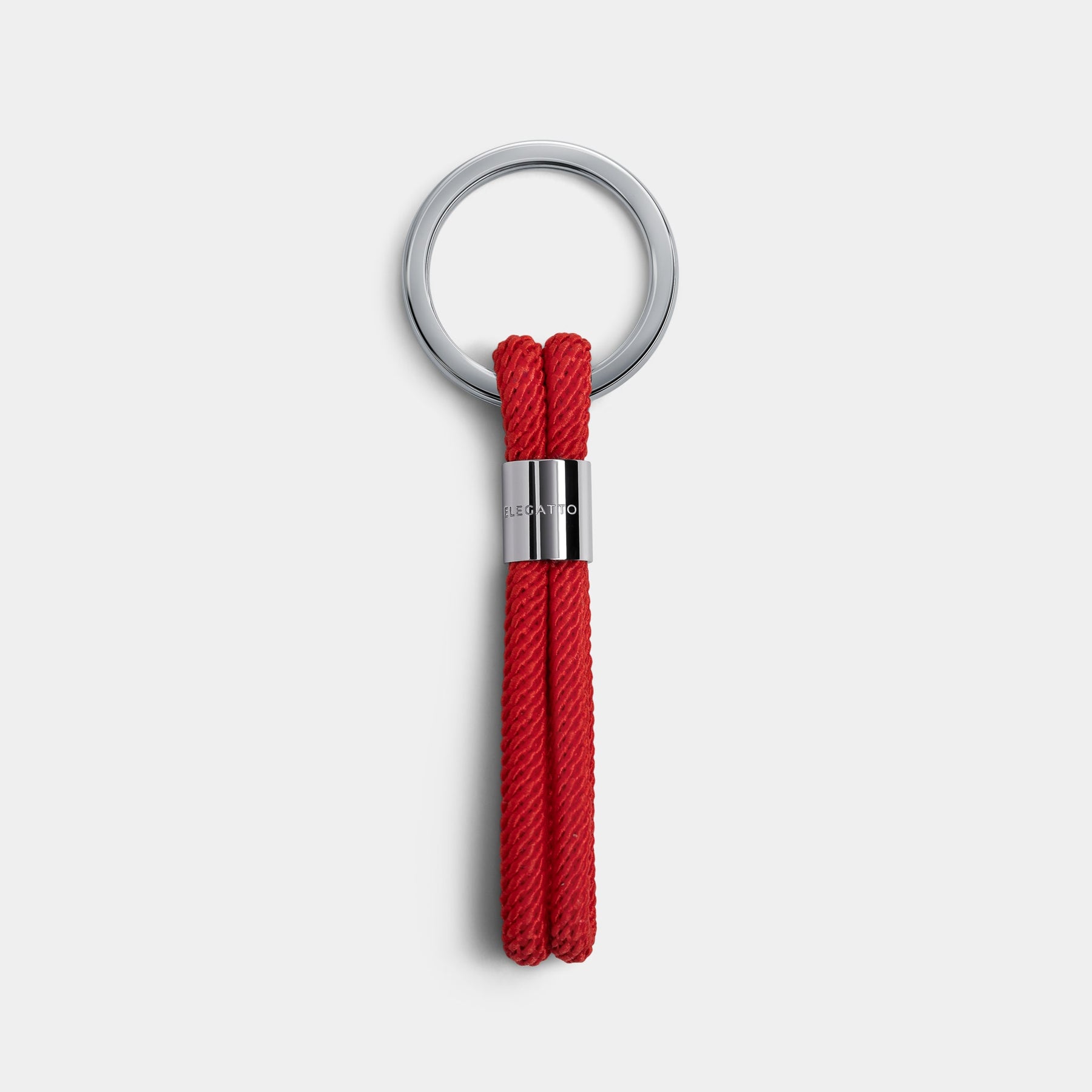 Rope Keychain - Red - Elegatto