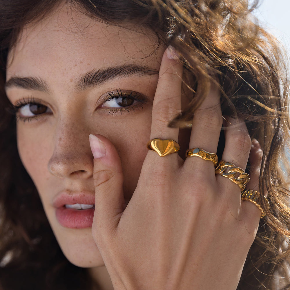 Vera Ring Gold - 9 - Elegatto